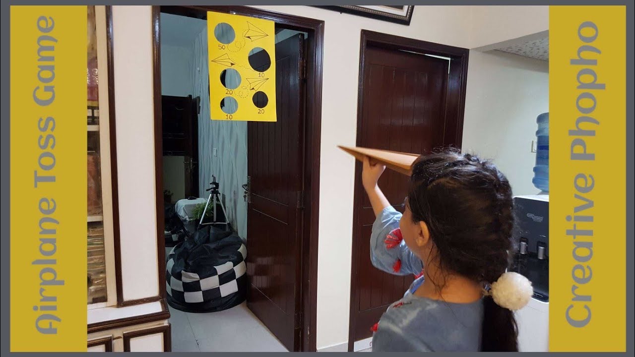 Paper Airplane Toss Game YouTube Paper Airplane Toss Game YouTube