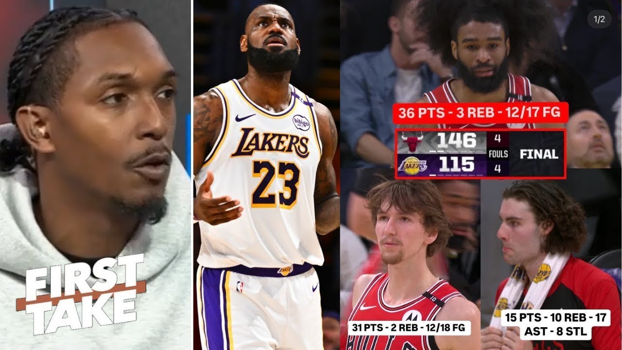 FIRST TAKE | "Worst defensive performance of season" - Lou on LeBron ...
