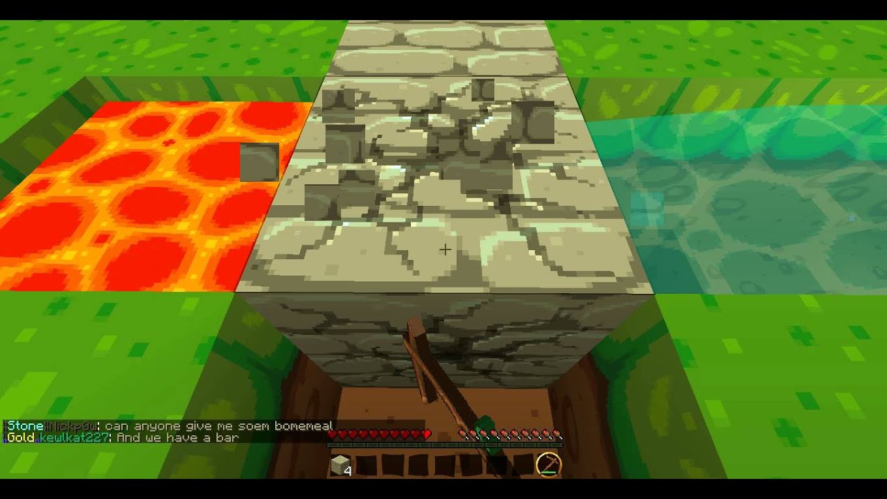 Sunset island -skyblock- ep1 fish intruders !! - YouTube