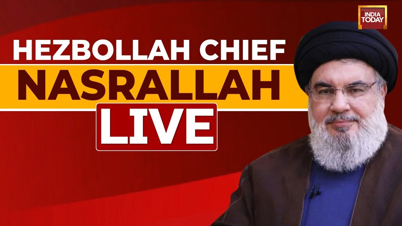 Hezbollah Chief Speech LIVE : Hezbollah's Nasrallah First Speech Since ...