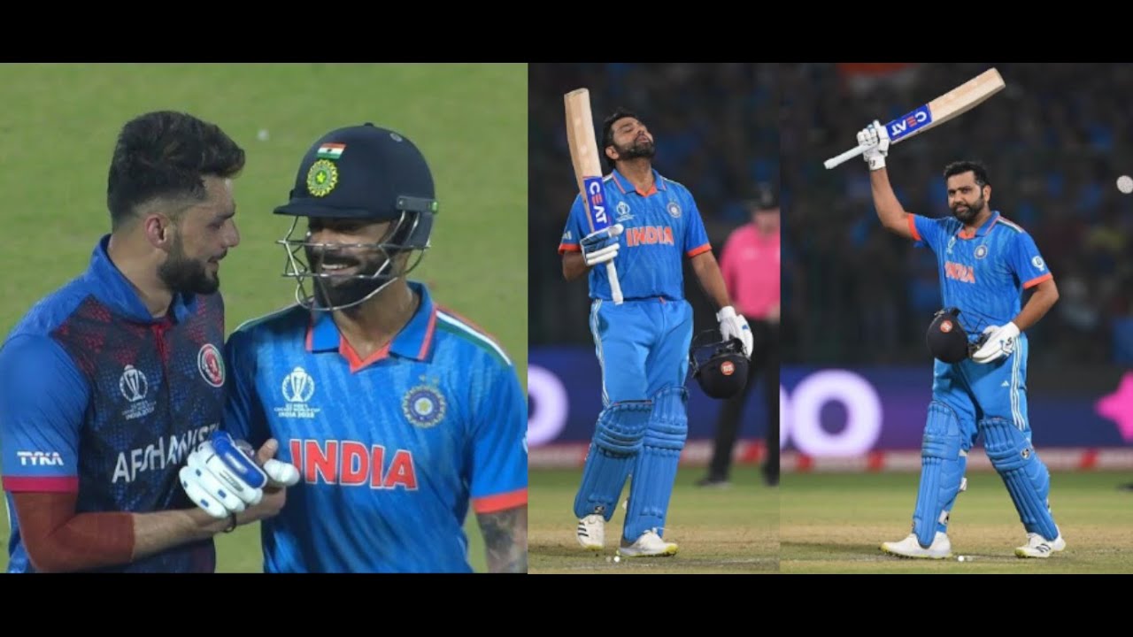 Virat And Naveen Bhai Chara😎 | Ind vs Afg | Rohit Sharma 131 Brilliant ...