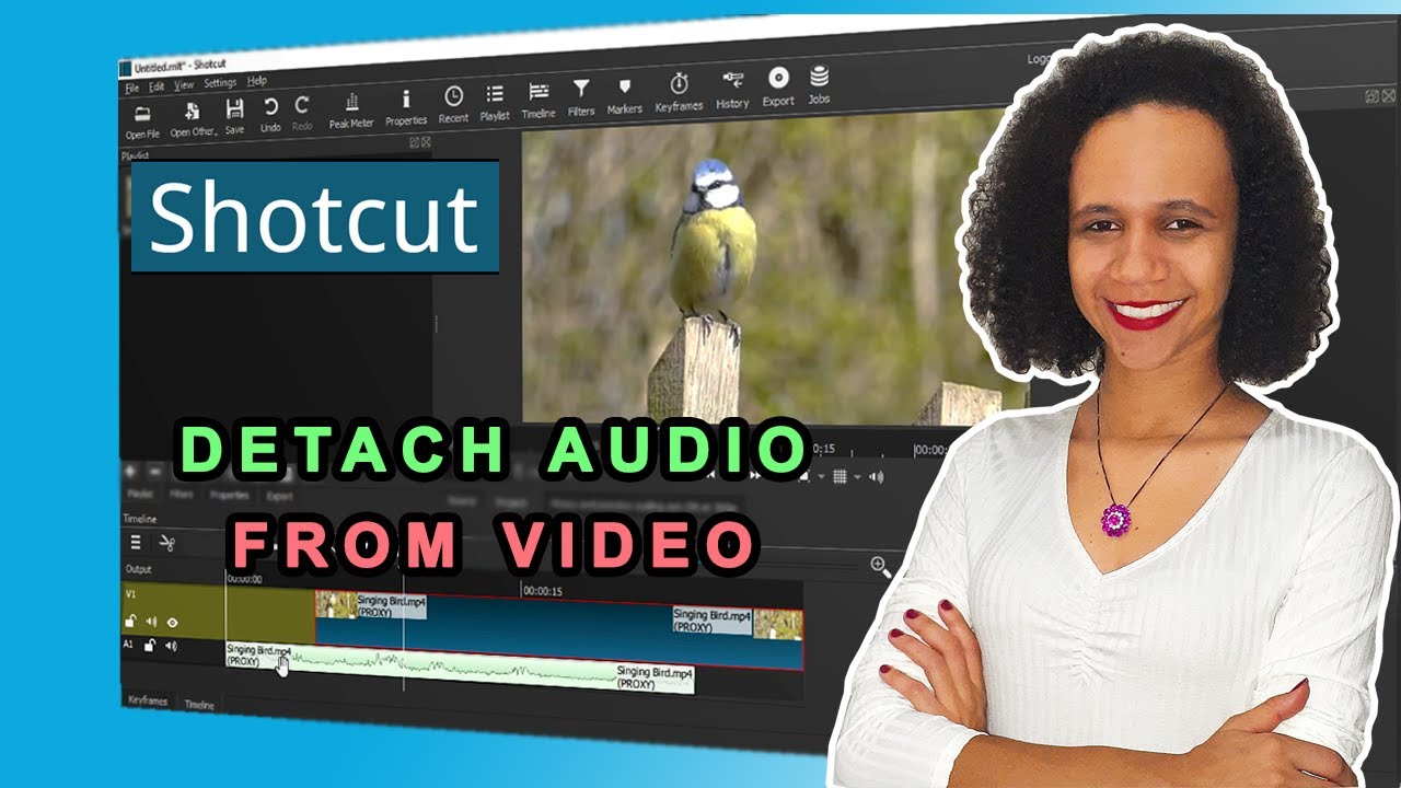 How To DETACH AUDIO From VIDEO In SHOTCUT SEPARATE AUDIO From VIDEO How To DETACH AUDIO From VIDEO In SHOTCUT SEPARATE AUDIO From VIDEO