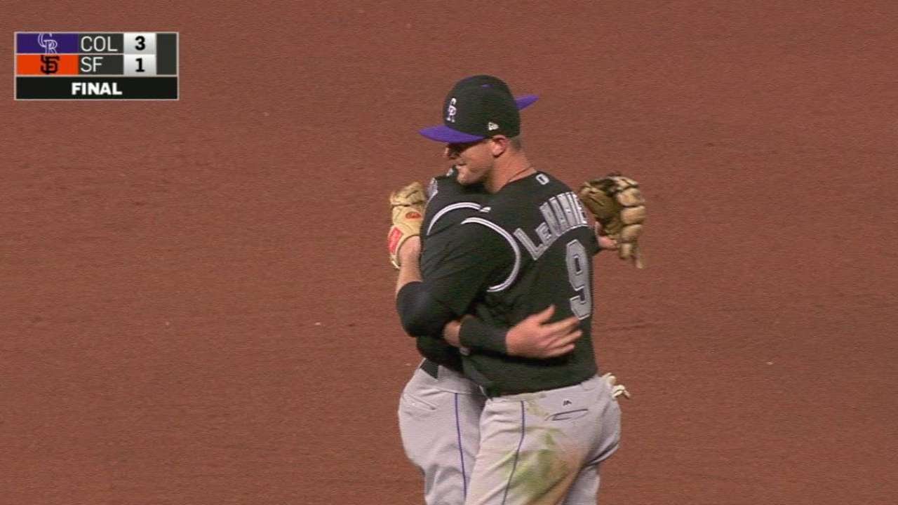 COL@SF: Holland induces a double play to earn save - YouTube