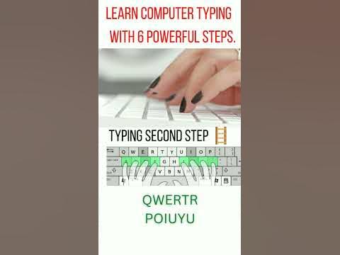 computer typing steps II Learn Typing II First step for typing # ...