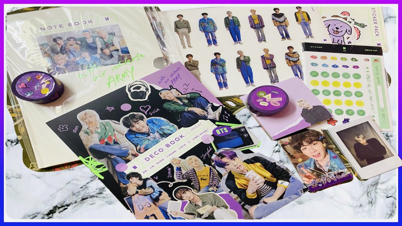 Unboxing BTS Deco Kit 💜 - YouTube