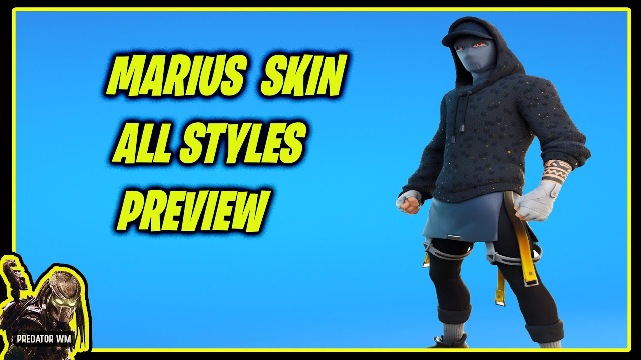 Marius Skin ( All Styles ) / Fortnite Leaks and news / Season 6 Chapter ...