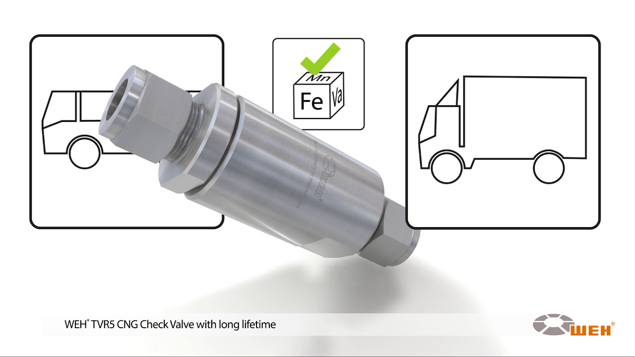 WEH® TVR5 CNG - Check valve with long lifetime for buses and trucks ...