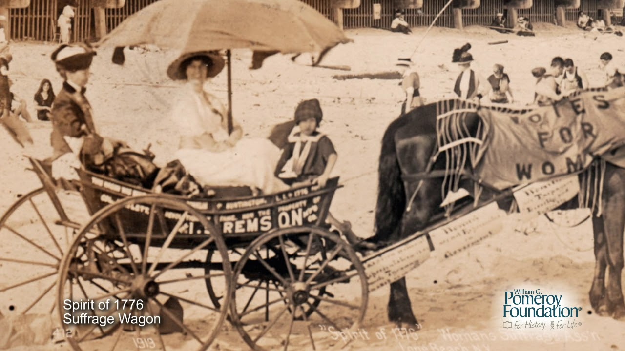 Spirit of 1776 Suffrage Wagon - History Happened Here Historic Marker ...