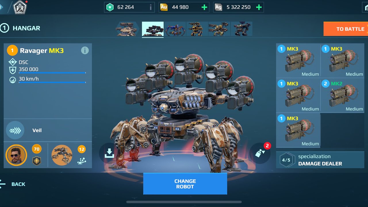 Ravager TARAN X5 | War Robots Gameplay - YouTube