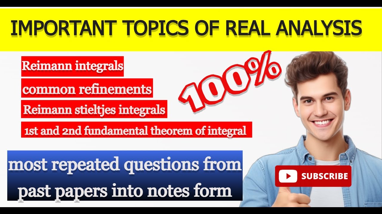 Real Analysis IMPORTANT Topics | important topics of real analysis - YouTube