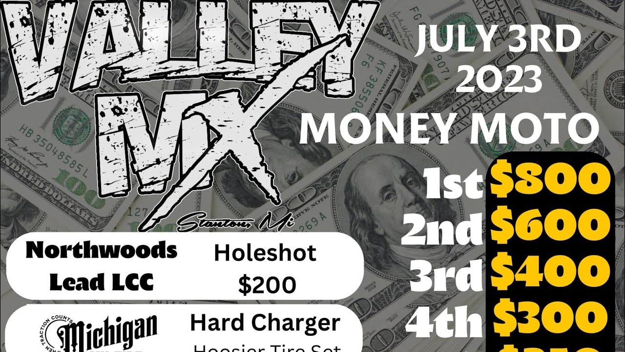 Valley Motocross MONEY MOTO!! - YouTube