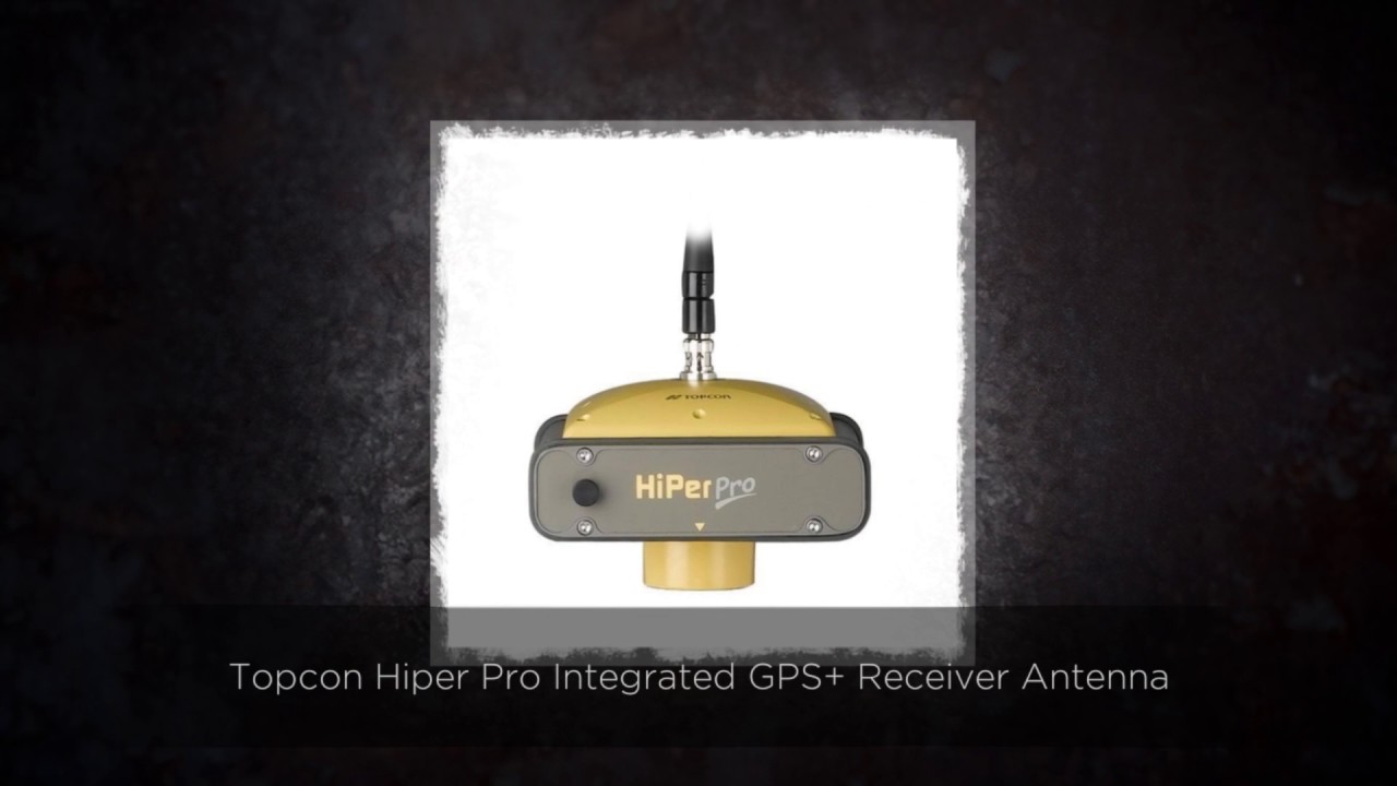 Topcon Hiper Pro Integrated GPS+ Receiver Antenna - YouTube
