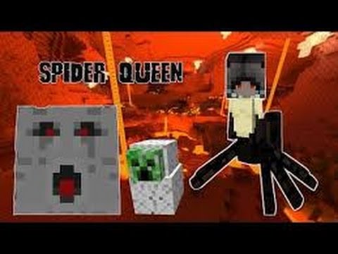 Minecraft Mod Spider Queen Part 5 รังไหมยักษ์ Ghast - YouTube