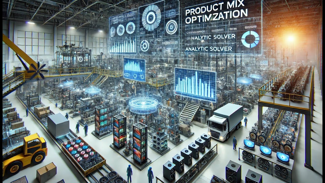 Product Mix Optimization with Analytic Solver - YouTube