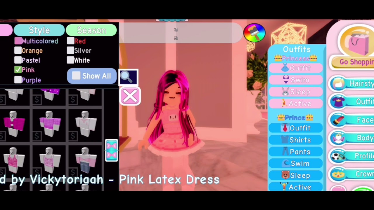 Pink Royale High Outfit | NEW!! | #royalehigh - YouTube