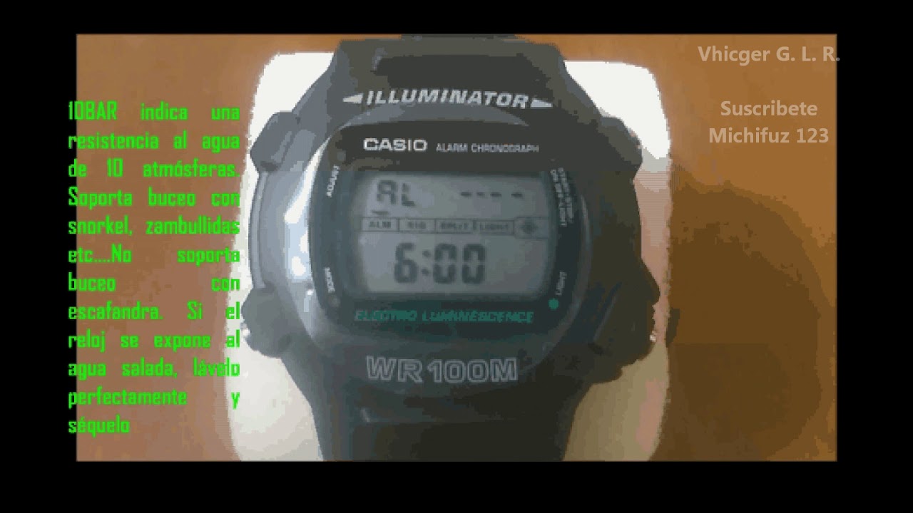 Reloj CASIO W 740 - 1V - - YouTube