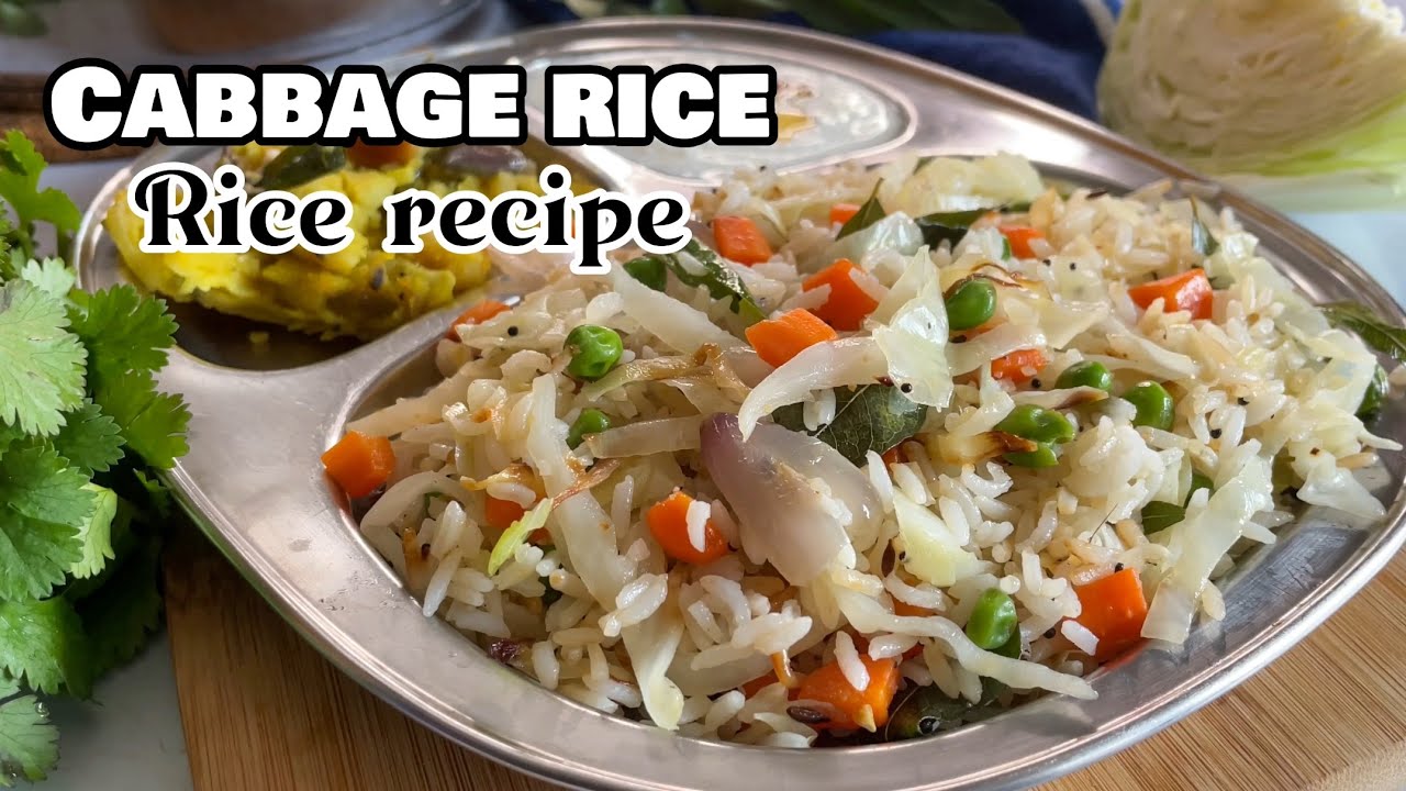 If you have half cabbage! Try this comforting rice recipe |Quick ...