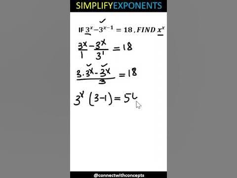 EXPONENT EXAMPLES #maths , #shorts , #exponents - YouTube