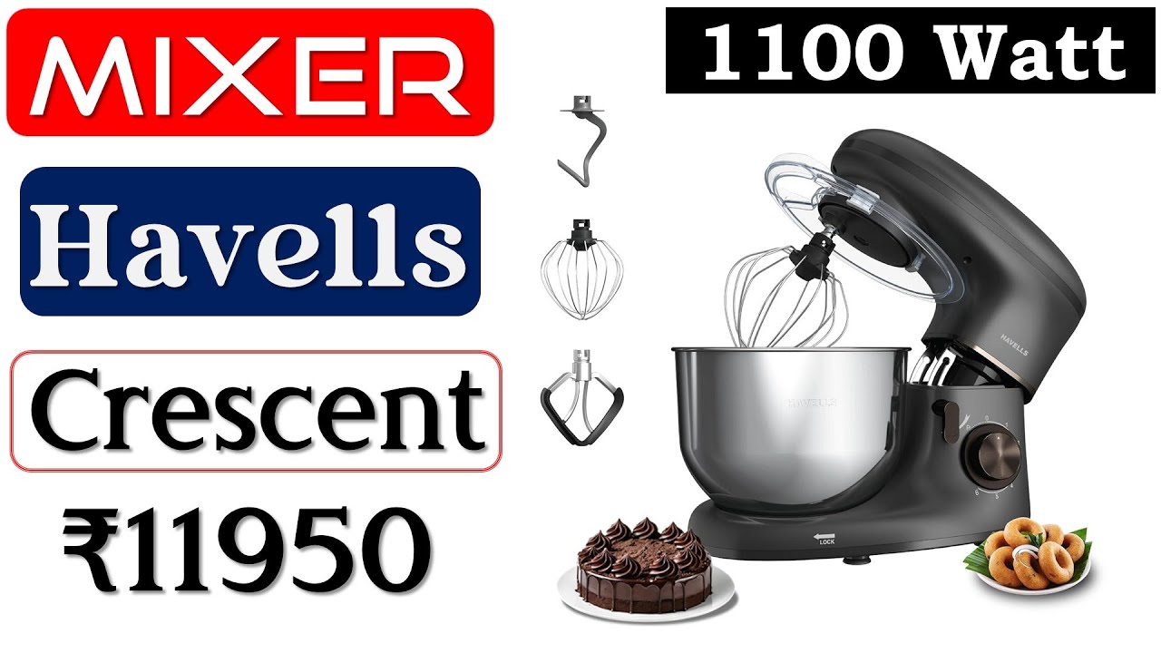 👉Havells Crescent Stand Mixer Review🔥स्टैंड मिक्सर🔥1100W Table Top ...