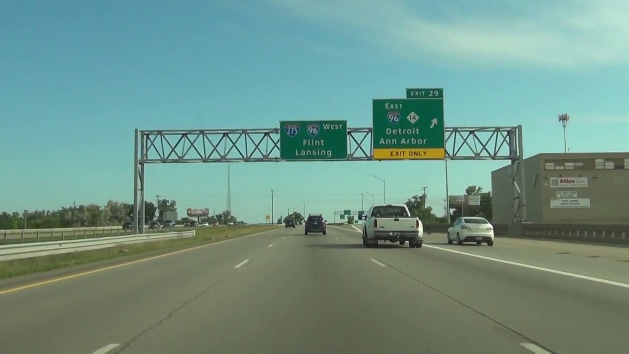 Michigan - Interstate 275 North - Mile Marker 20 to 30 - YouTube