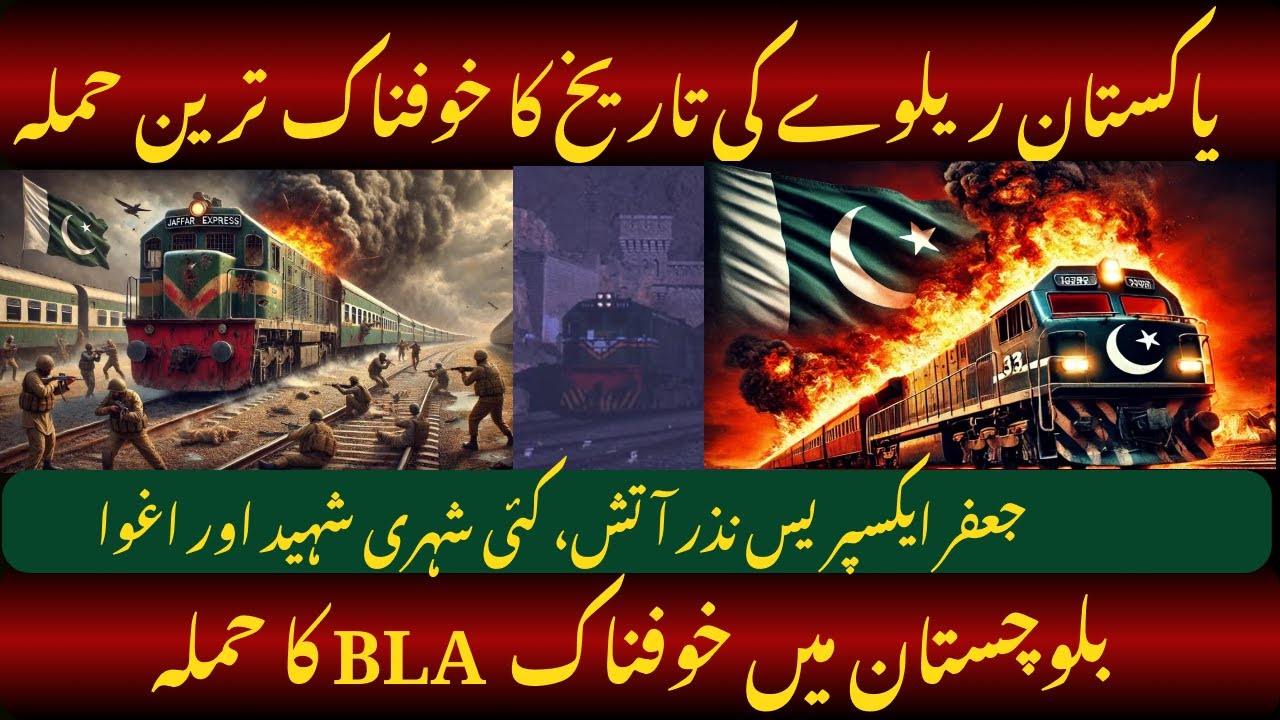 بلوچستان ٹرین حملہ ویڈیو منظر عام پر | BLA Attack on Train ...