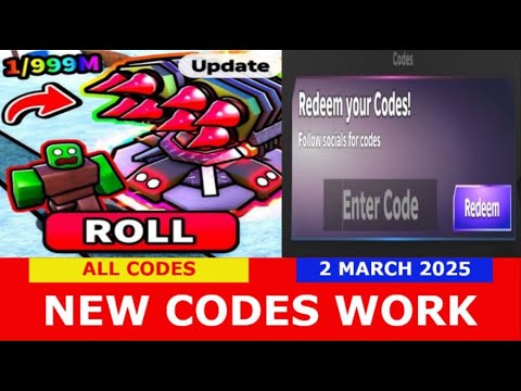 *NEW CODES* [2X LUCK] Tower Defense RNG ROBLOX | ALL CODES | MARCH 2 ...