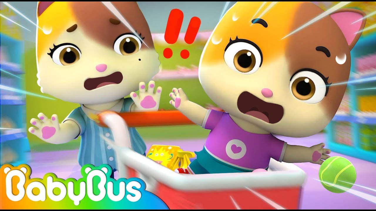 When You Go Shopping at the Market | Safety for Kids | Good Habits ...