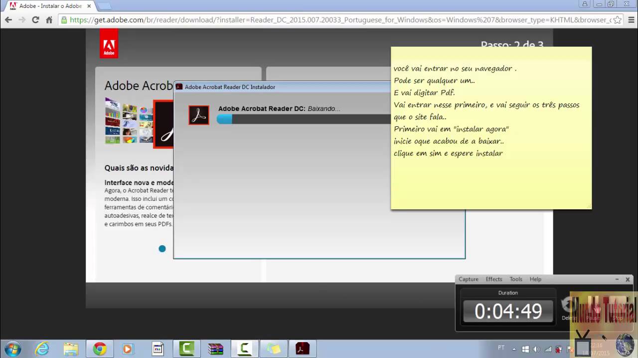 Como Baixar o Programa Pdf - YouTube