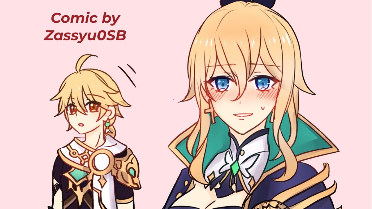 Jean se prepara para recibir a Aether - Genshin Impact Harem - YouTube