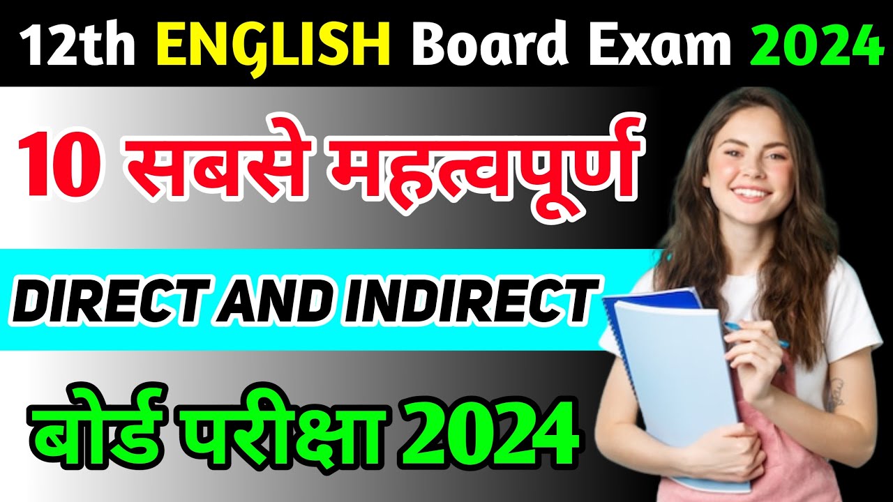 Direct and Indirect Speech Class 12 | Class 12 english direct indirect ...
