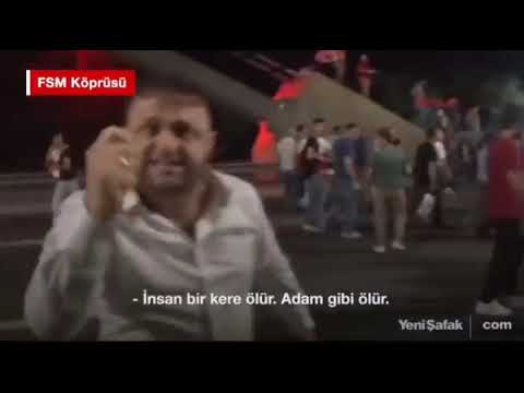 İnsan bi kere ölür, bi kere. Adam gibi. #15Temmuz