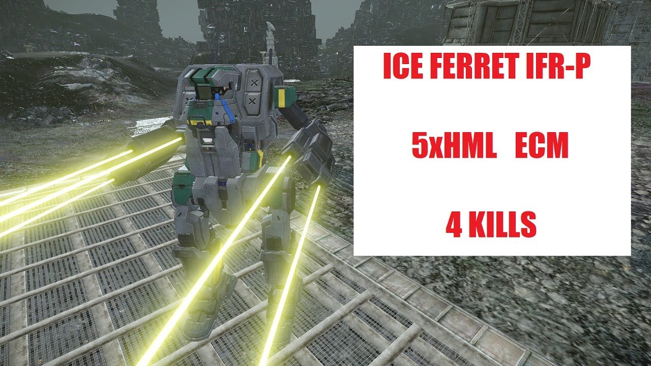 Mechwarrior Online | Ice Ferret IFR-P 5xHML | 4 Kills Grim Plexus - YouTube