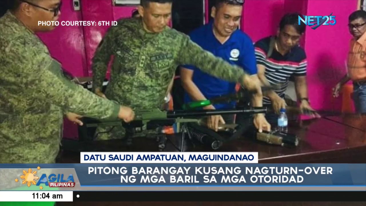 7 barangay sa Datu Saudi Ampatuan, Maguindanao, kusang nagturn-over ng ...
