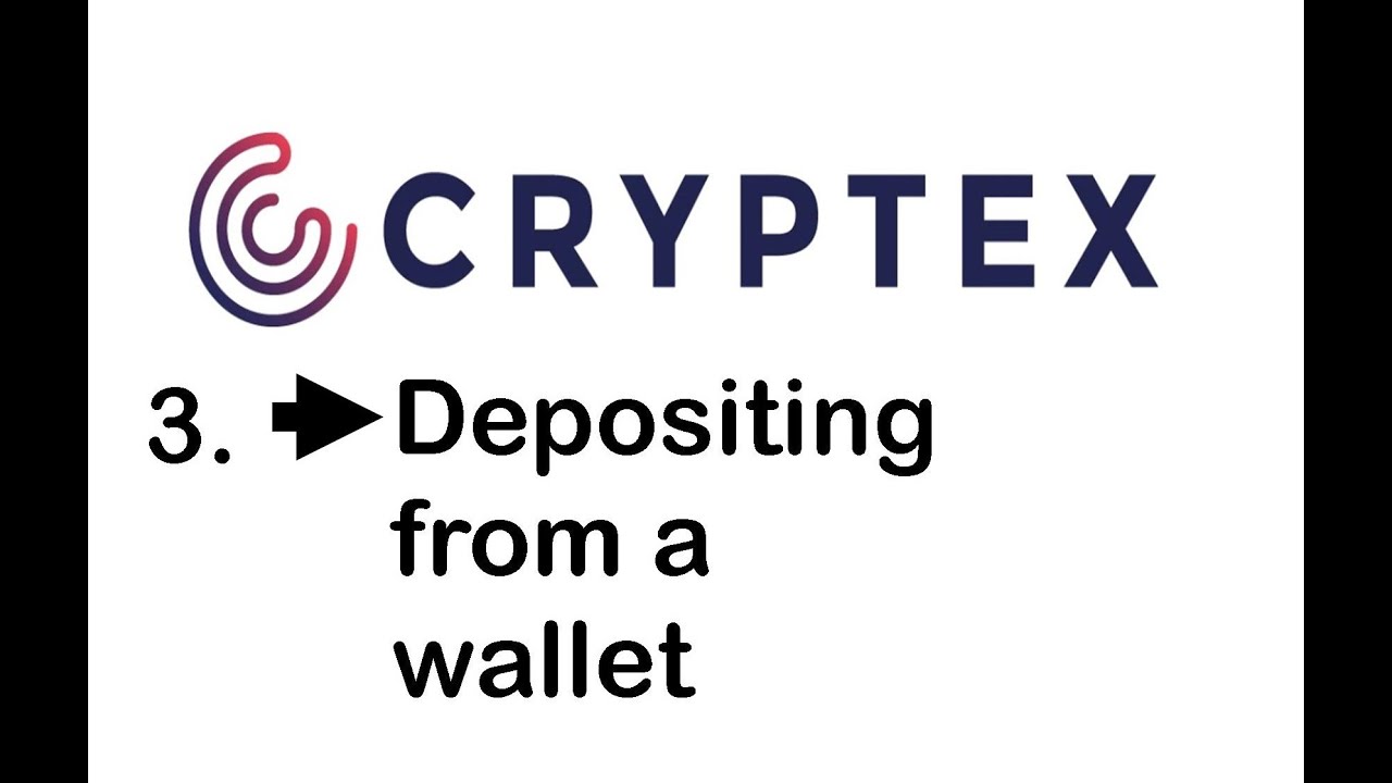 Cryptex Depositing from a wallet English Passive Income English - YouTube