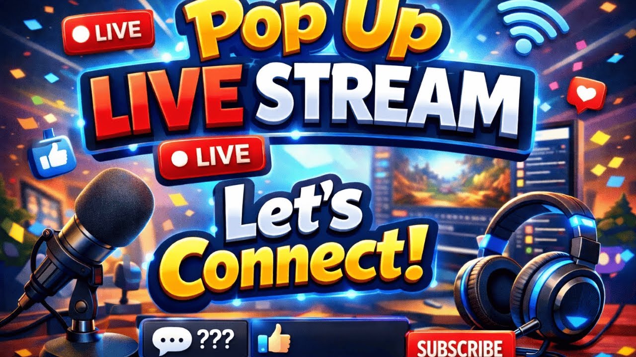 Pop Up Live Stream - YouTube