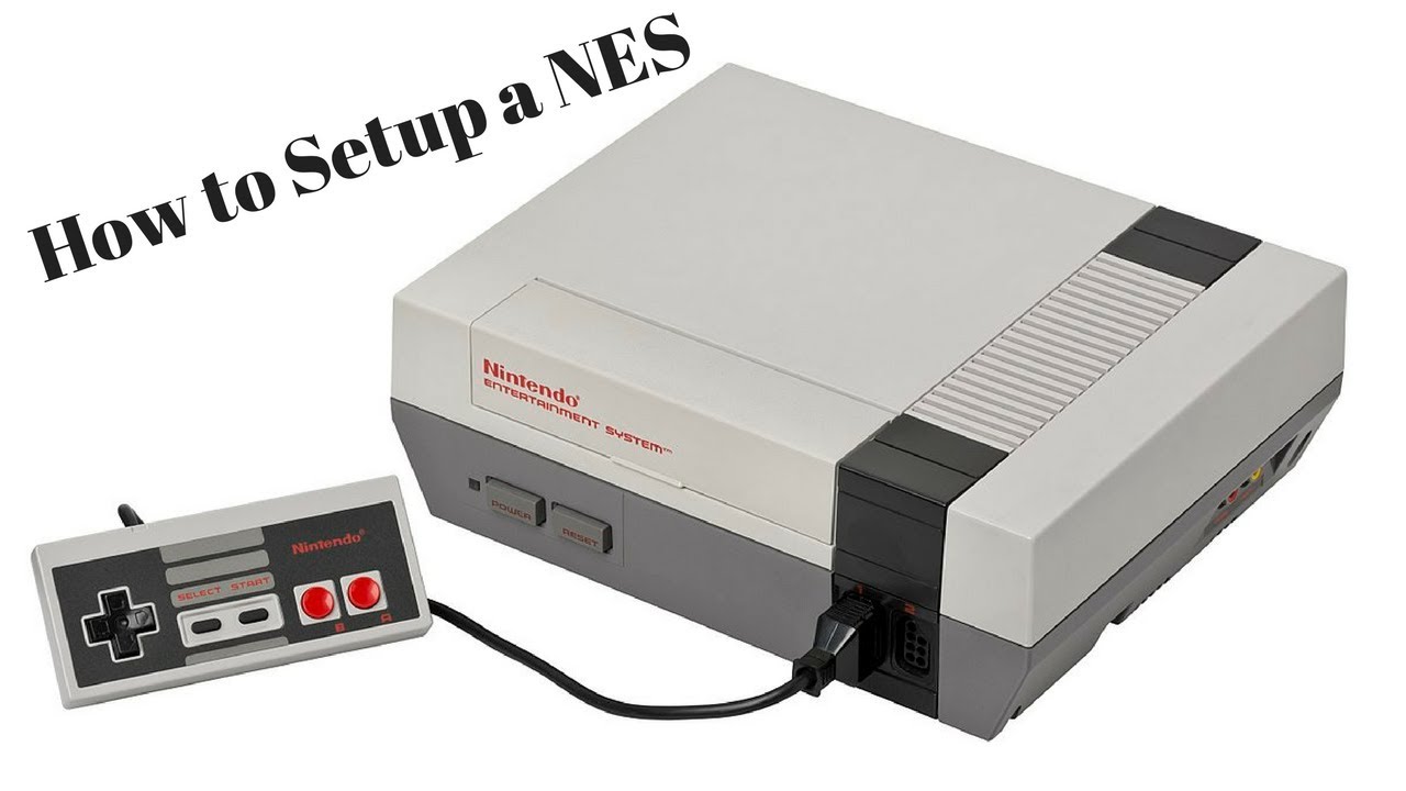 How to Hook up a Nintendo Entertainment System NES - YouTube