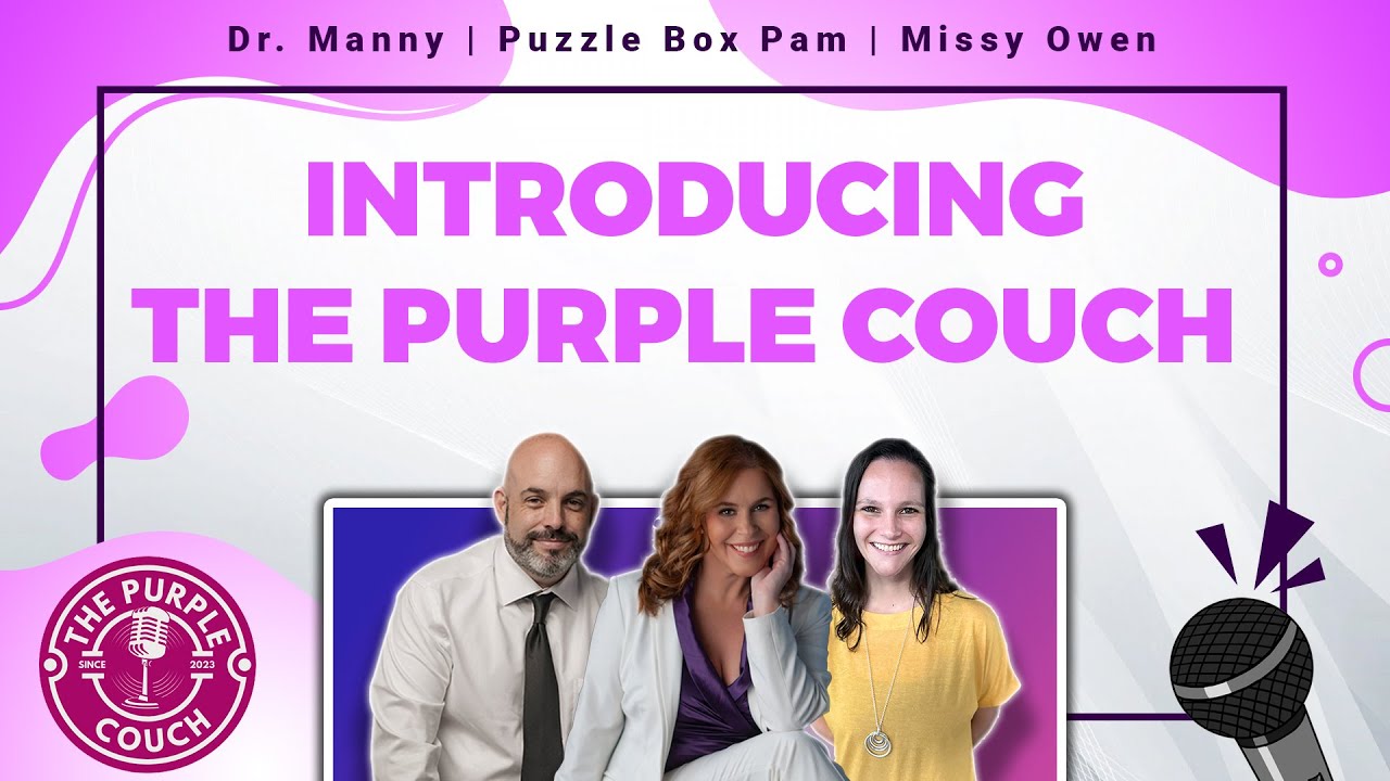 Pam and The Purple Couch Podcast - Introducing the Purple Couch - YouTube