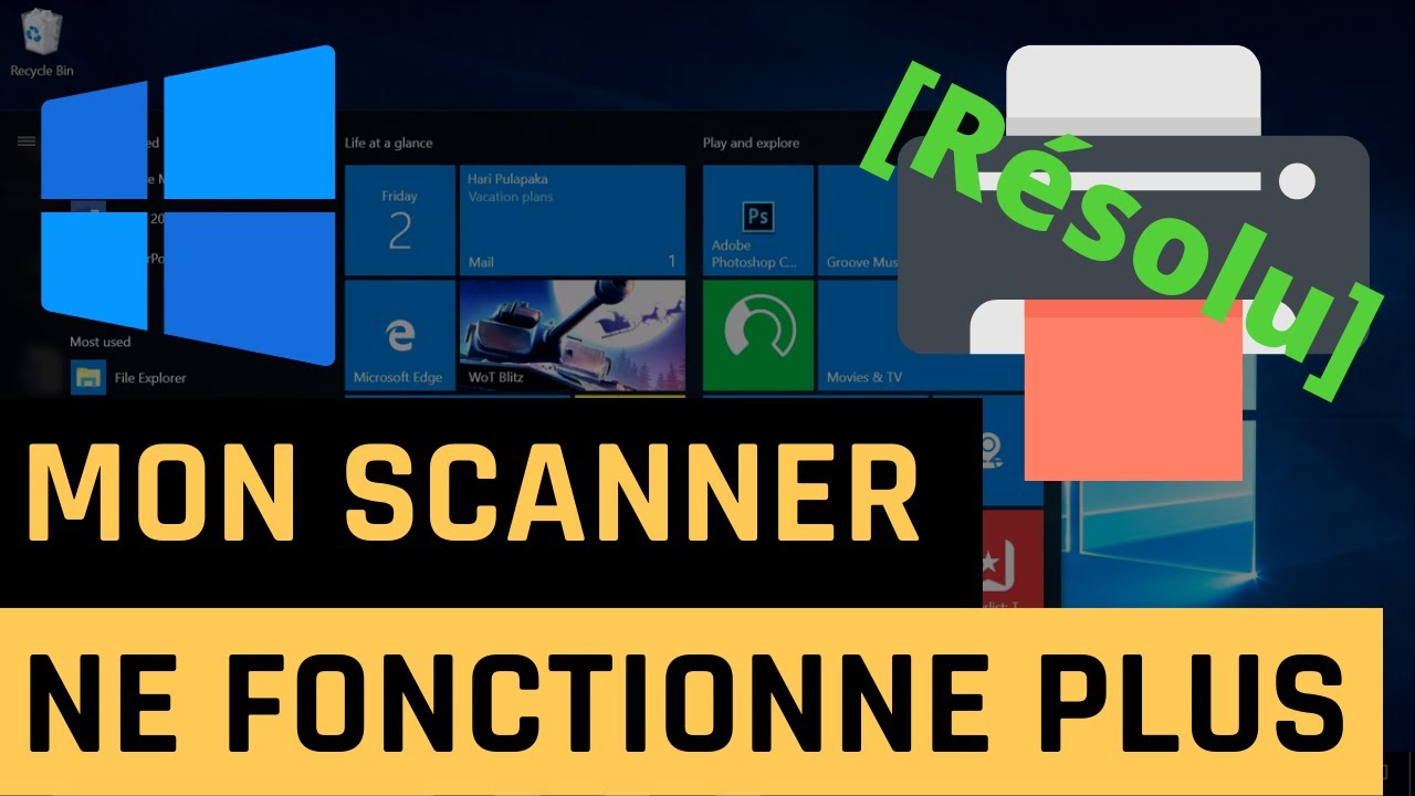 Mon scanner ne fonctionne plus sous Windows 10 [Résolu] - YouTube
