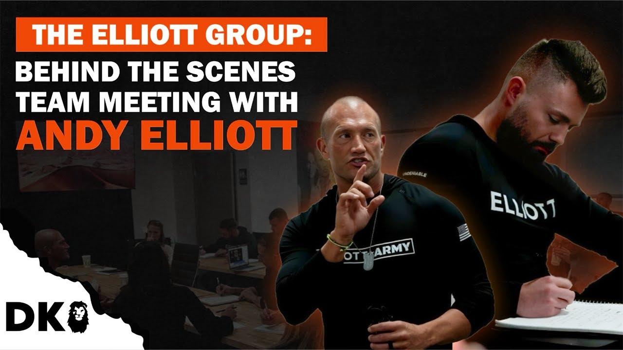 The Elliott Group: Behind the scenes Team meeting with Andy Elliott ...