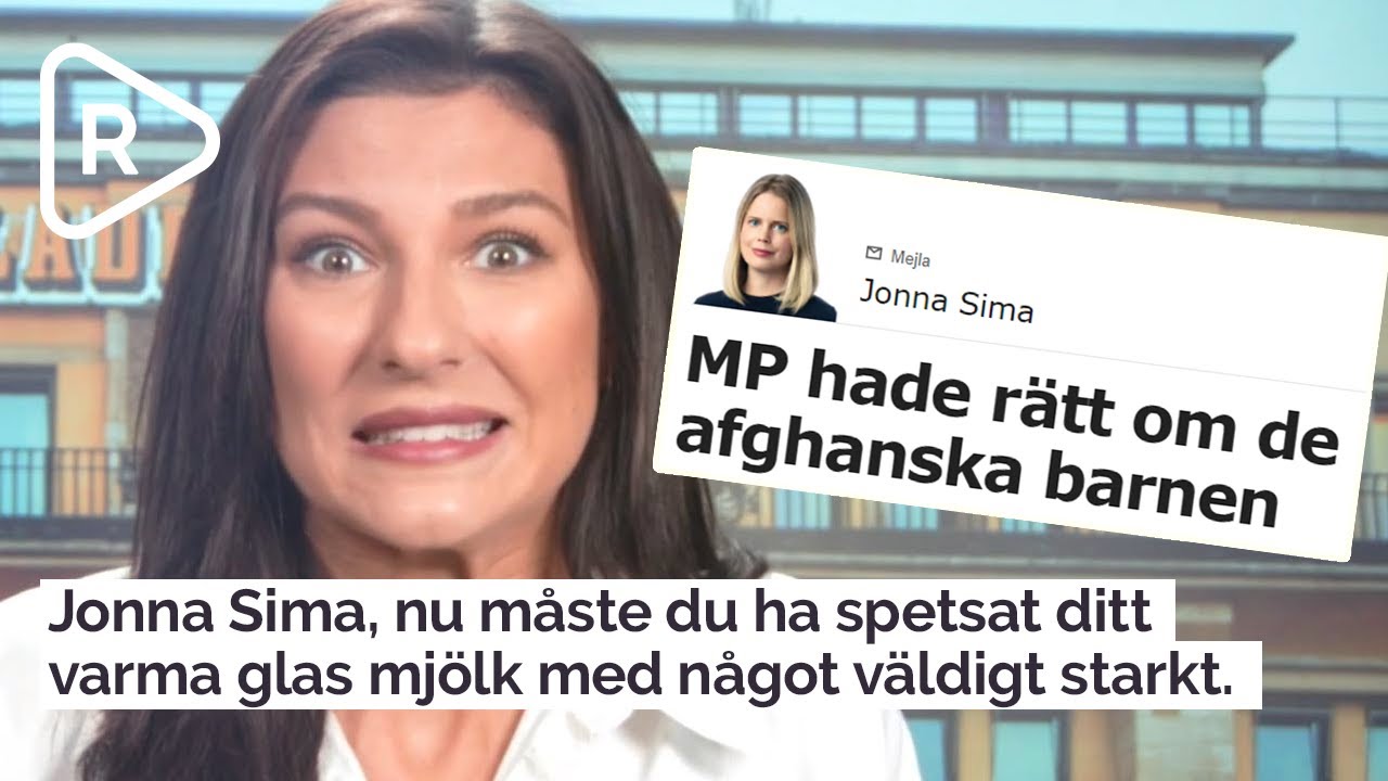 Aftonbladets Jonna Sima, nu måste du ha spetsat ditt varma glas mjölk ...