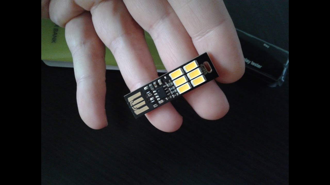 Mini USB LED Lamps Module - WARM WHITE - GearBest - YouTube