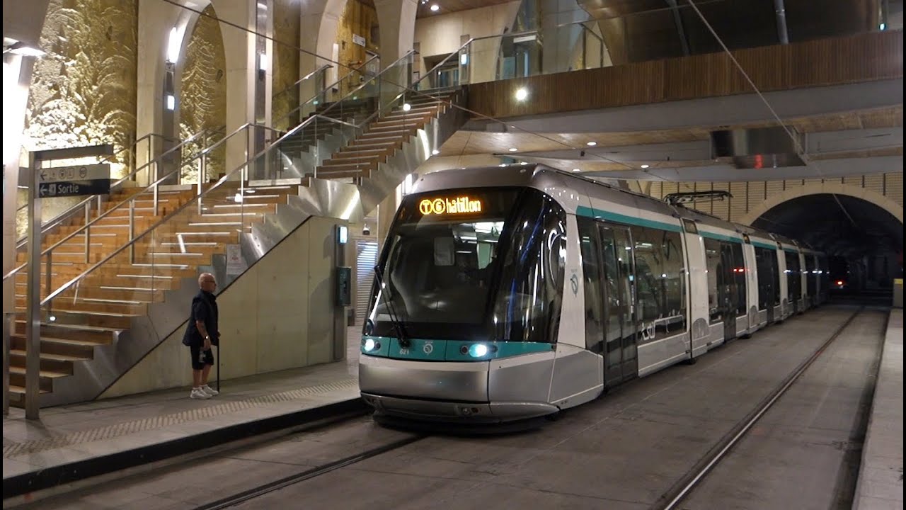 Tramway de Paris - Ligne T6 - Prolongement à Viroflay - YouTube