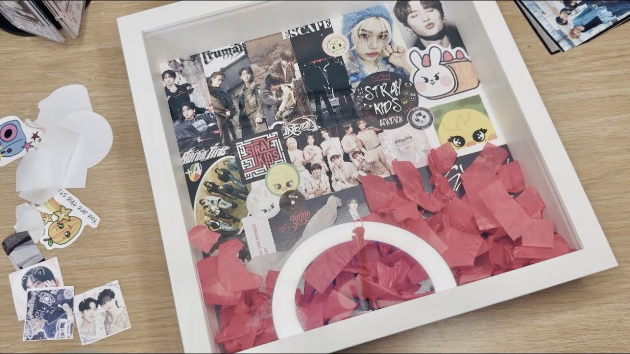 ⋆ Making a Stray Kids DominATE Memory Shadow Box ⋆ - YouTube