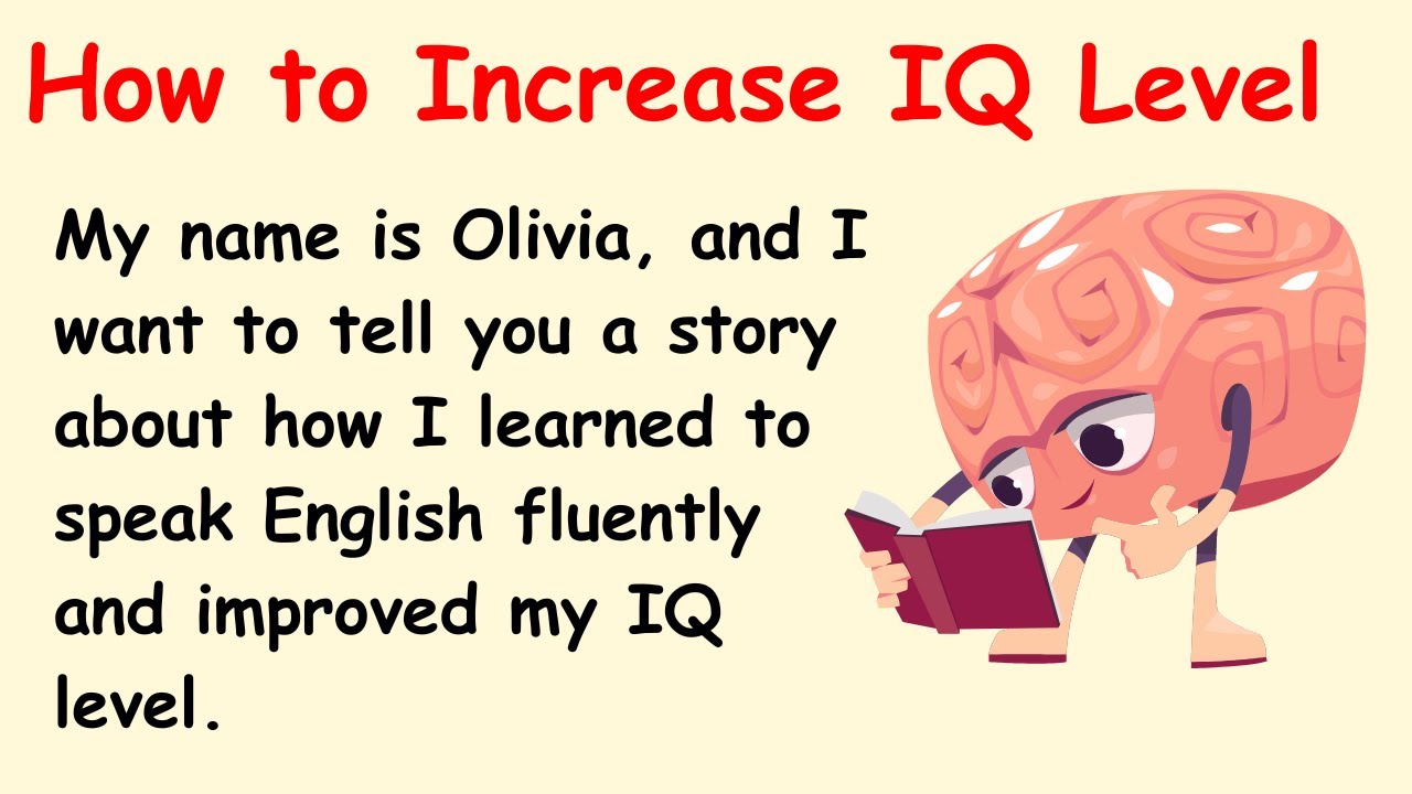 How to Increase IQ Level || English Story for Learning English || Learn ...