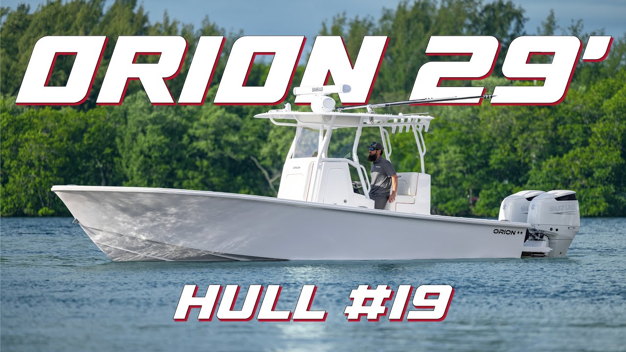 Orion Boatworks Hull #19 - YouTube