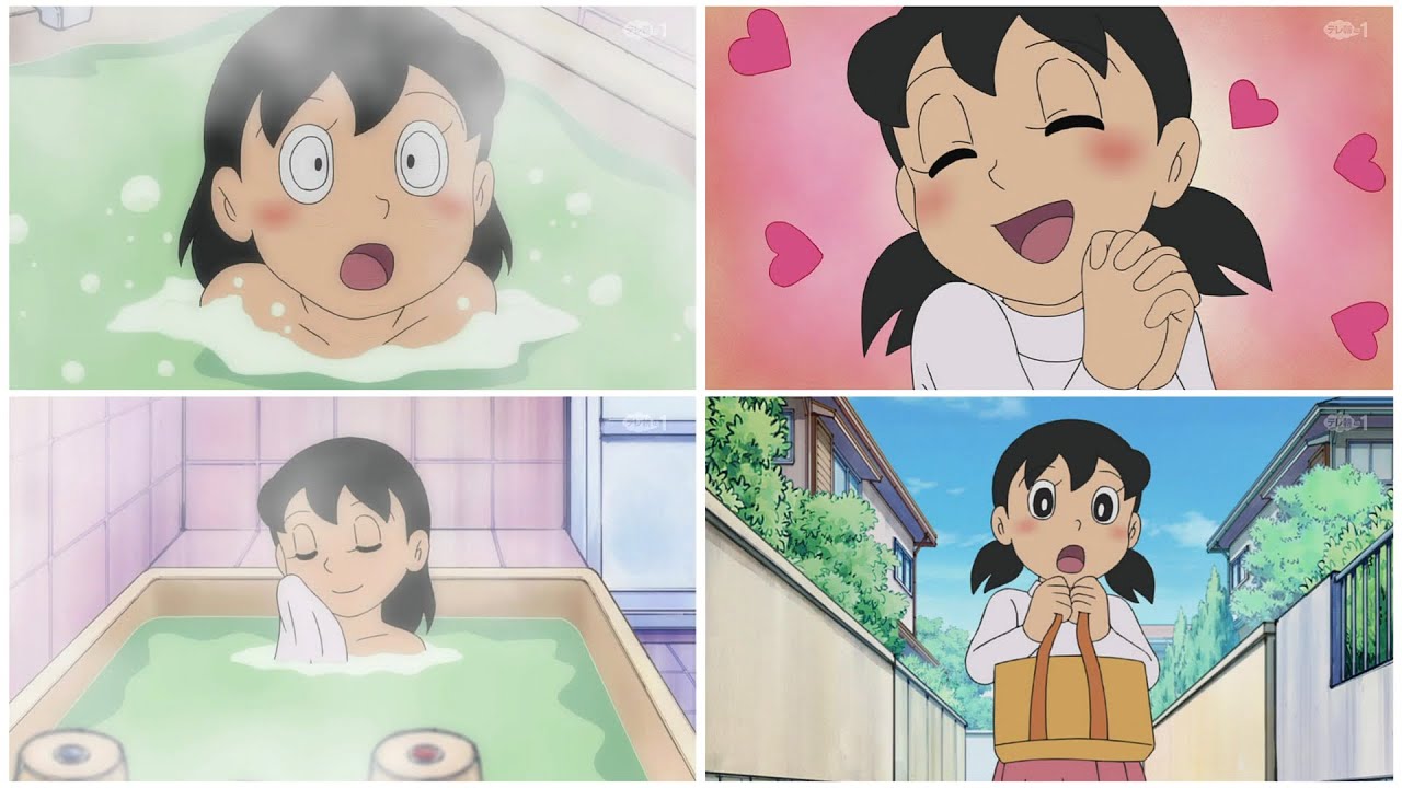 Shizuka Lovely Scenes in Nobita's Ninja Training ♥️ | Doraemon - YouTube