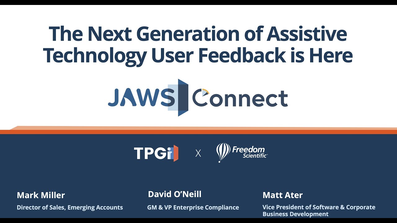 The Next Generation of Assistive Technology User Feedback is Here - YouTube