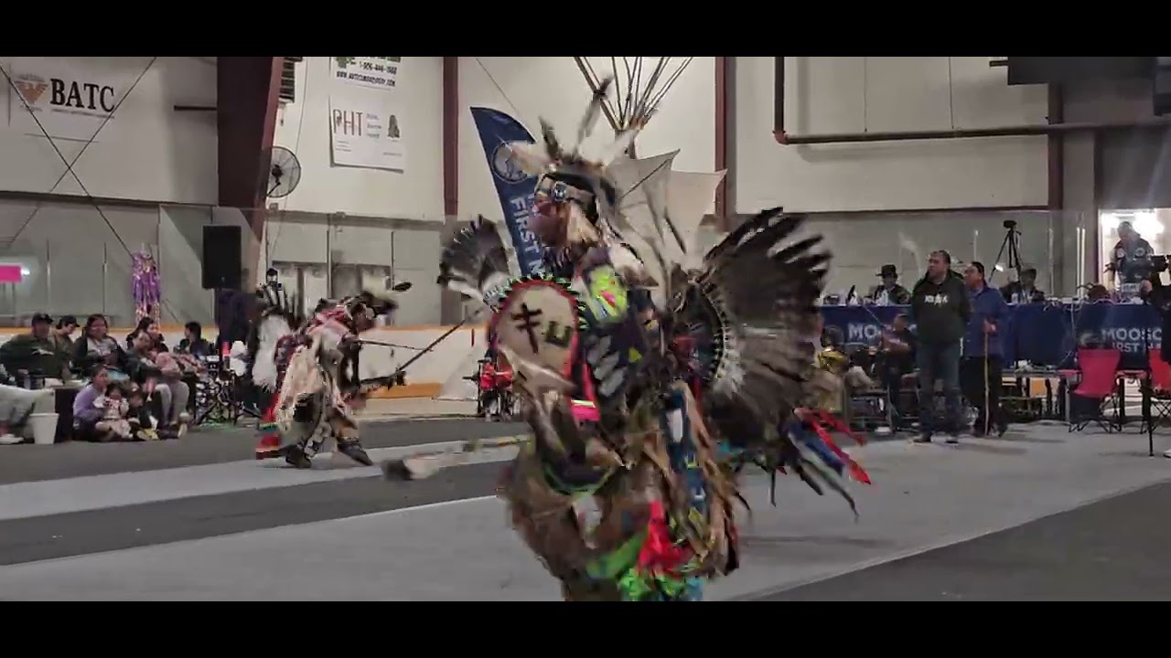 Moosomin Sr men's traditional powwow 2025 - YouTube