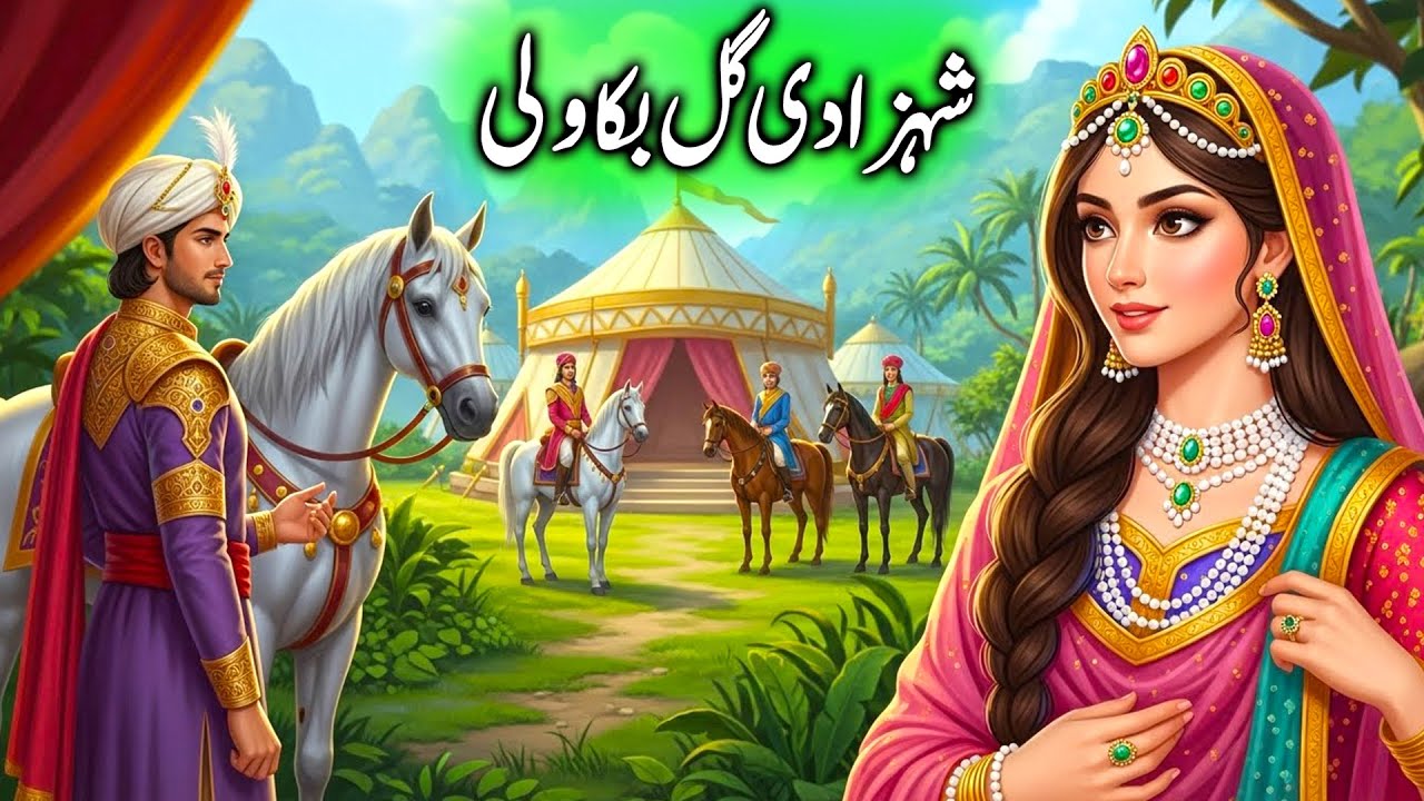 Gul Bakawli and Prince Taj Malook | Prince Taj Al Malook Fairy Princess ...