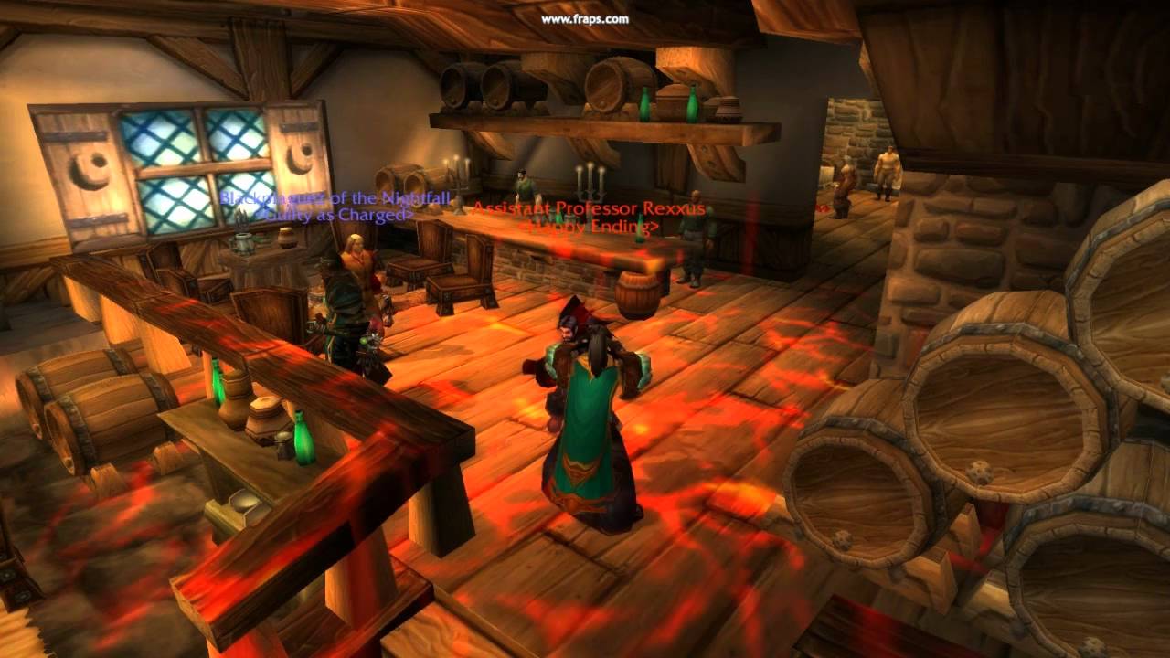World of Warcraft Bar fight - YouTube
